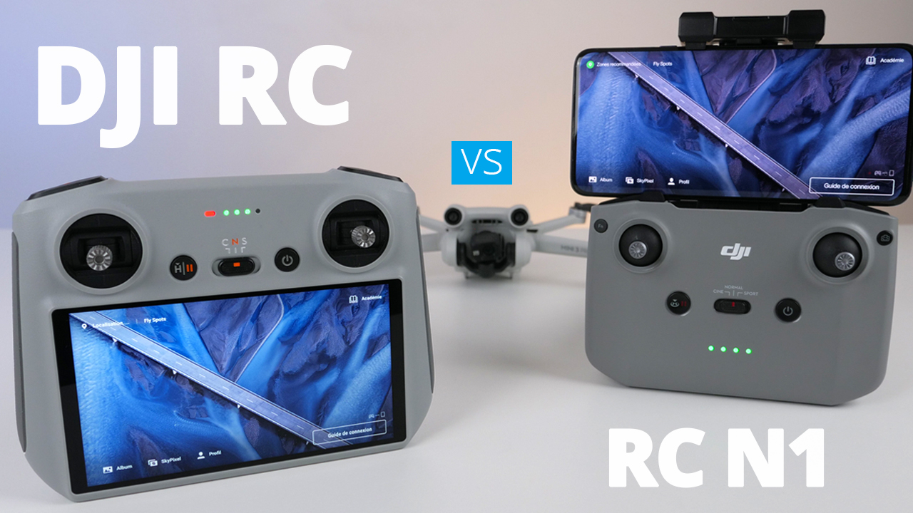 Comparatif DJI RC vs RC N1 : Qu'elle est la meilleure radiocommande pour le DJI MINI 3 PRO