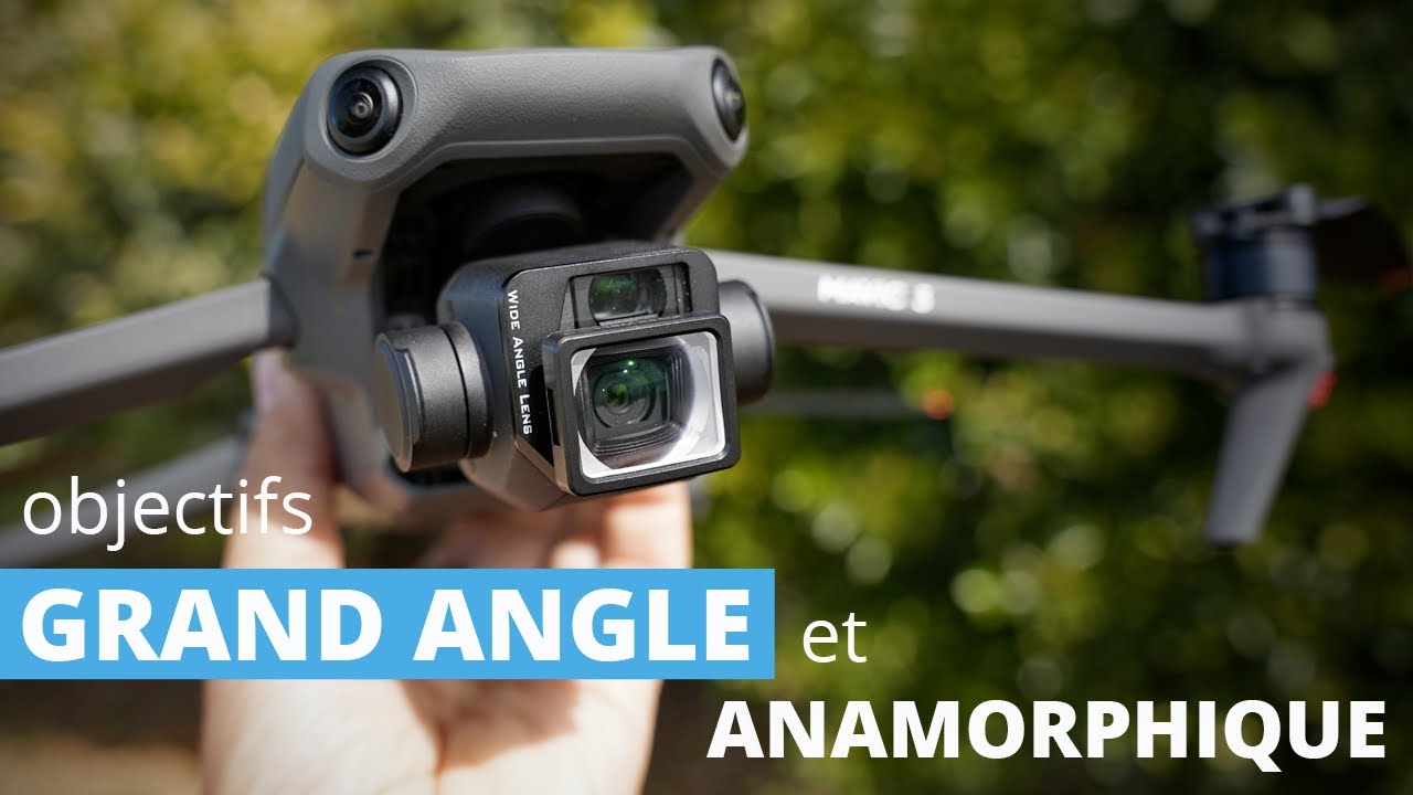 Objectif GRAND ANGLE et ANAMORPHIQUE pour le MAVIC 3 (Pack complet ...