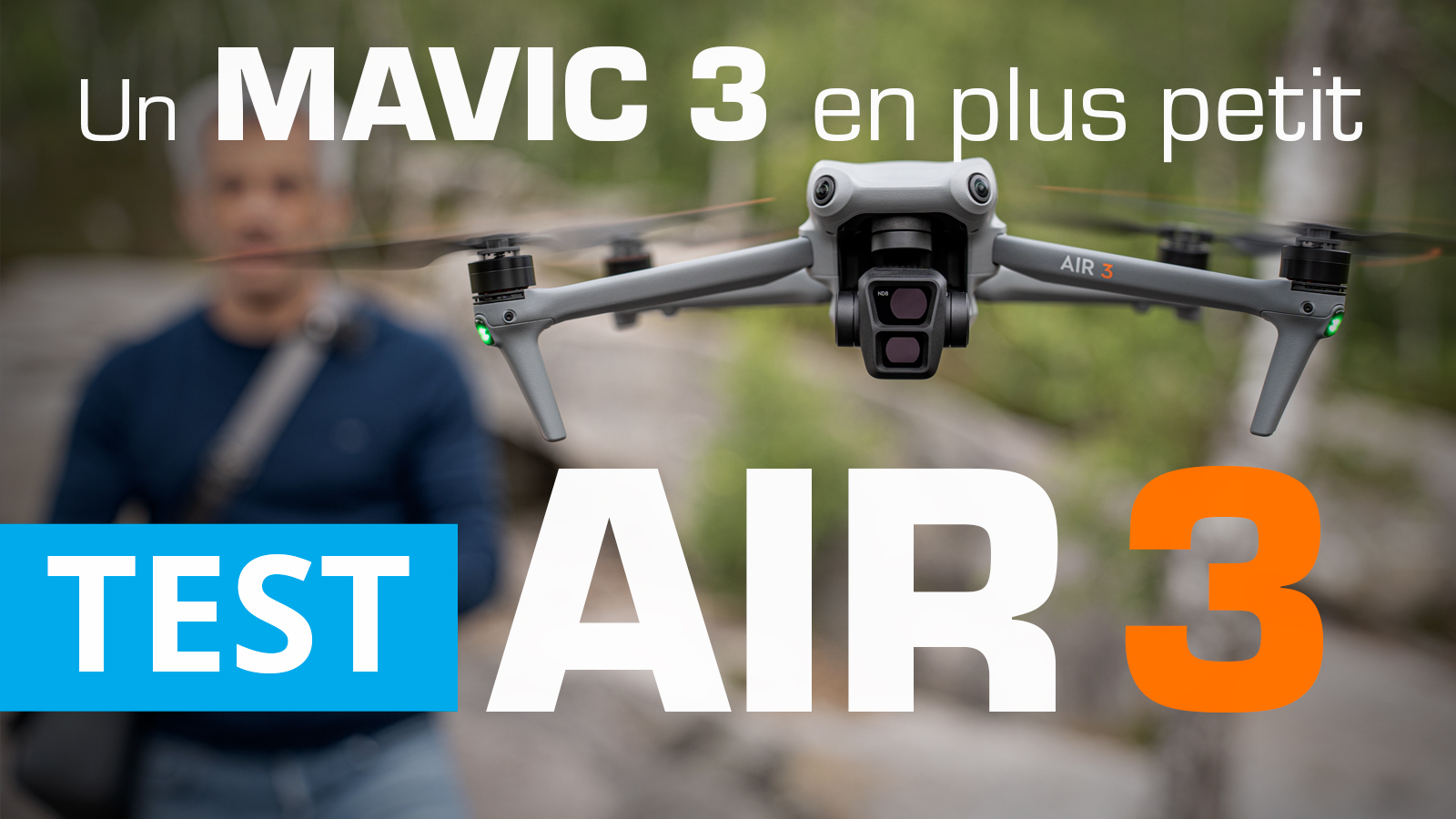 DJI AIR 3 : Le petit MAVIC 3 ! TEST et AVIS