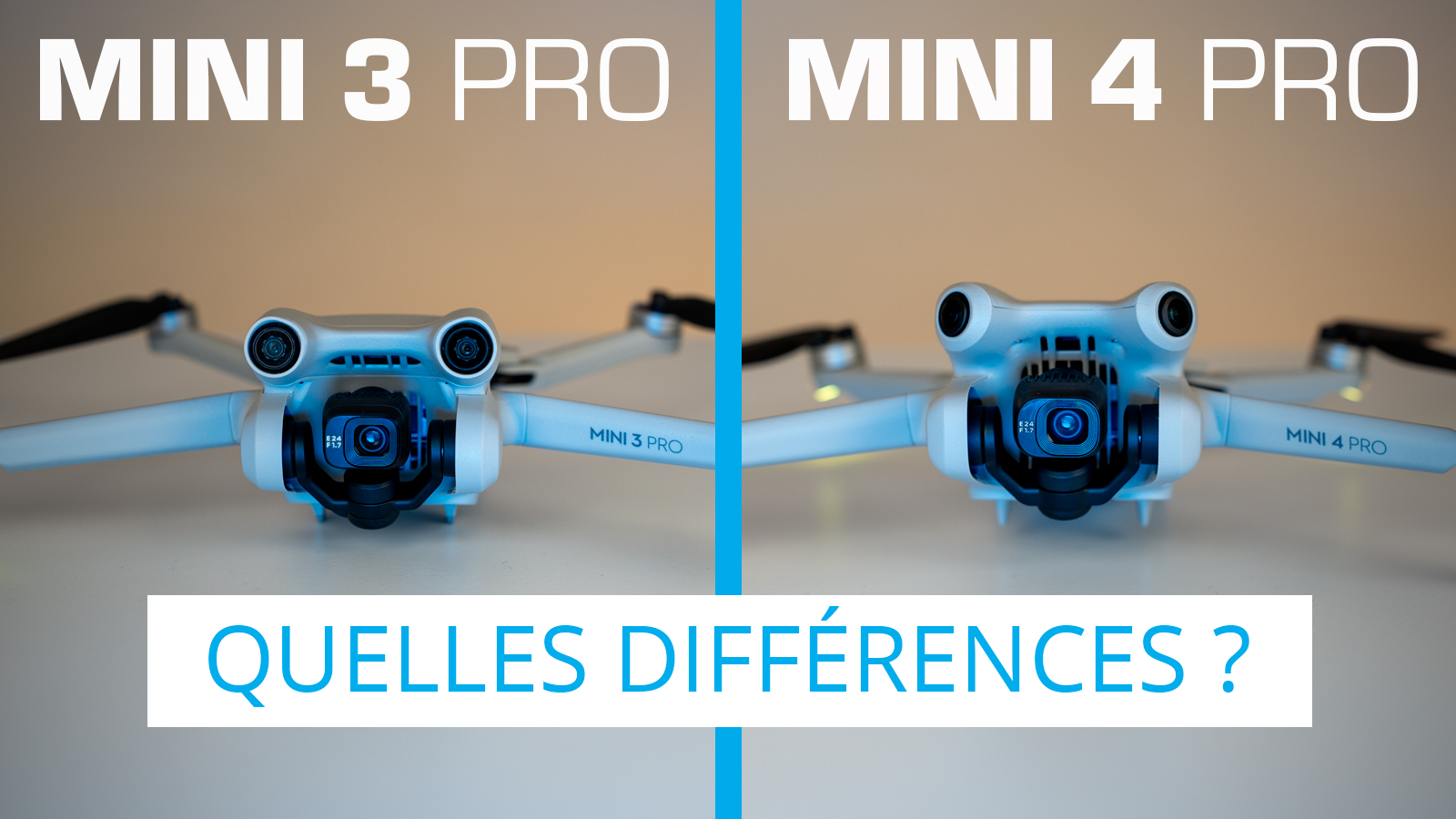 DJI MINI 3 PRO vs MINI 4 PRO : Quelles DIFFÉRENCES