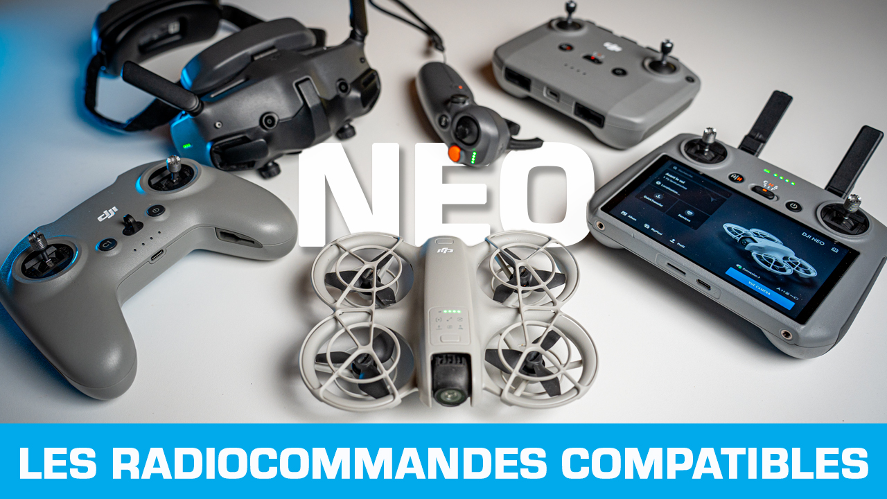 LES RADIOCOMMANDES COMPATIBLES avec le DJI NEO DJI AVATA 2 test et ...