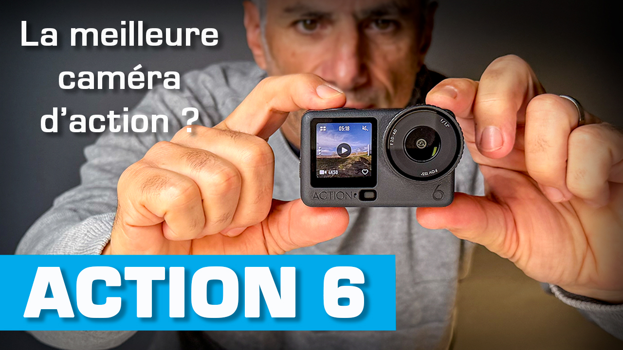 Test de la caméra d'action DJI OSMO ACTION 6