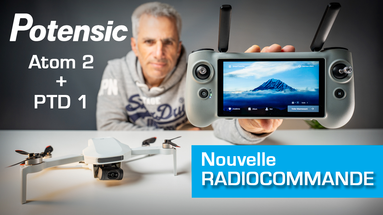 POTENSIC nouvelle RADIOCOMMANDE pour le drone ATOM 2 (PTD 1)